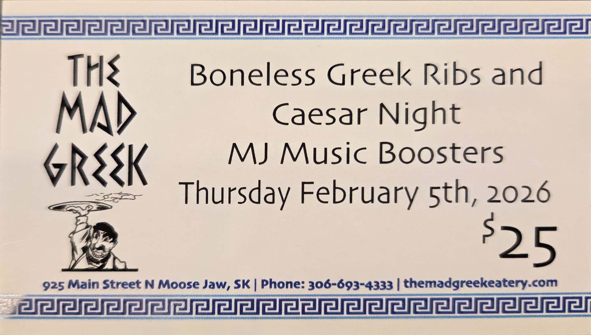 Mad Greek Ribs & Caesar Meal | Tourism Moose Jaw